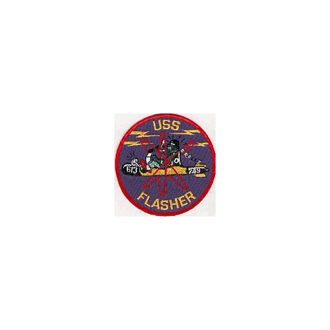 USS Flasher SSN 613 - Kingfish Riding Torpedo Patch - Submarines 600 ...