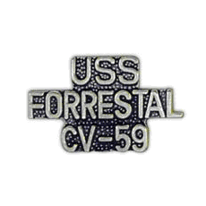 USS Forrestal CV-59 Patch - USS Forrestal CV-59 - PriorService.com