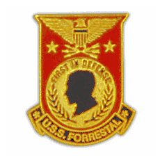 USS Forrestal CV-59 Patch - USS Forrestal CV-59 - PriorService.com