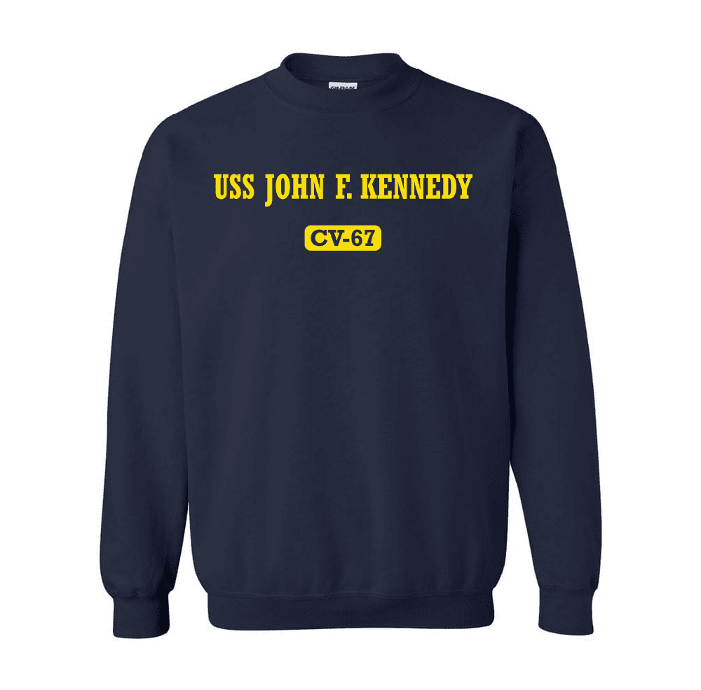 USS John F Kennedy CV-67 Sweatshirt - US Navy Aircraft Carrier Sweatshirts - PriorService.com