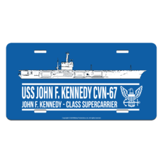 USS Shangri-La CVS-38 License Plate - US Navy Aircraft Carrier License ...