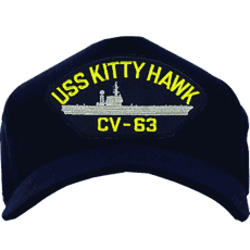USS Kitty Hawk CV-63 3" Patch - USS Kitty Hawk CV-63 - PriorService.com