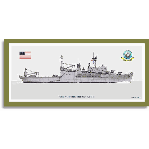 USS Norton Sound AV 11 Print - Aircraft Carriers N-R - PriorService.com