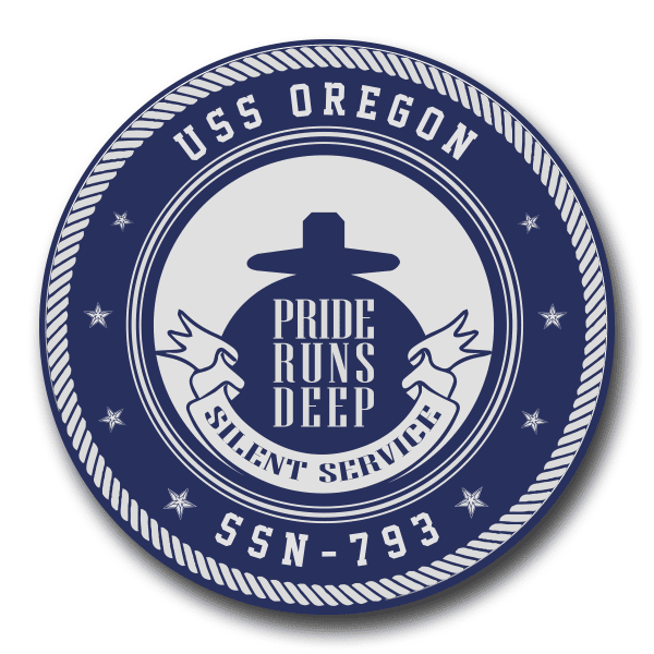 USS Oregon SSN-793 Decal - US Navy Submarine Decals - PriorService.com