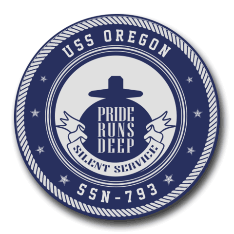 USS Oregon SSN-793 Decal - US Navy Submarine Decals - PriorService.com
