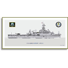 USS Washtenaw Country LST-1166 - Amphibious S-Z - PriorService.com