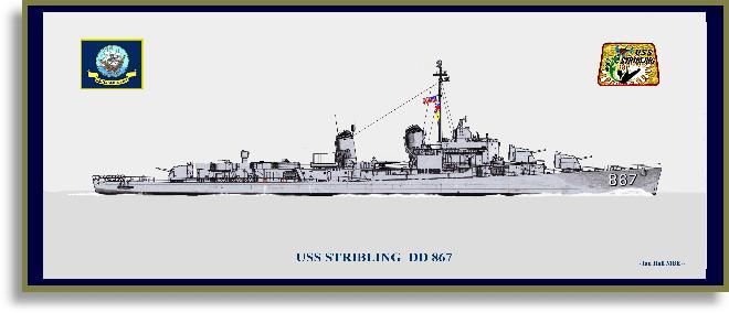 USS Stribling DD-867 in 1947 - Destroyers S-T - PriorService.com