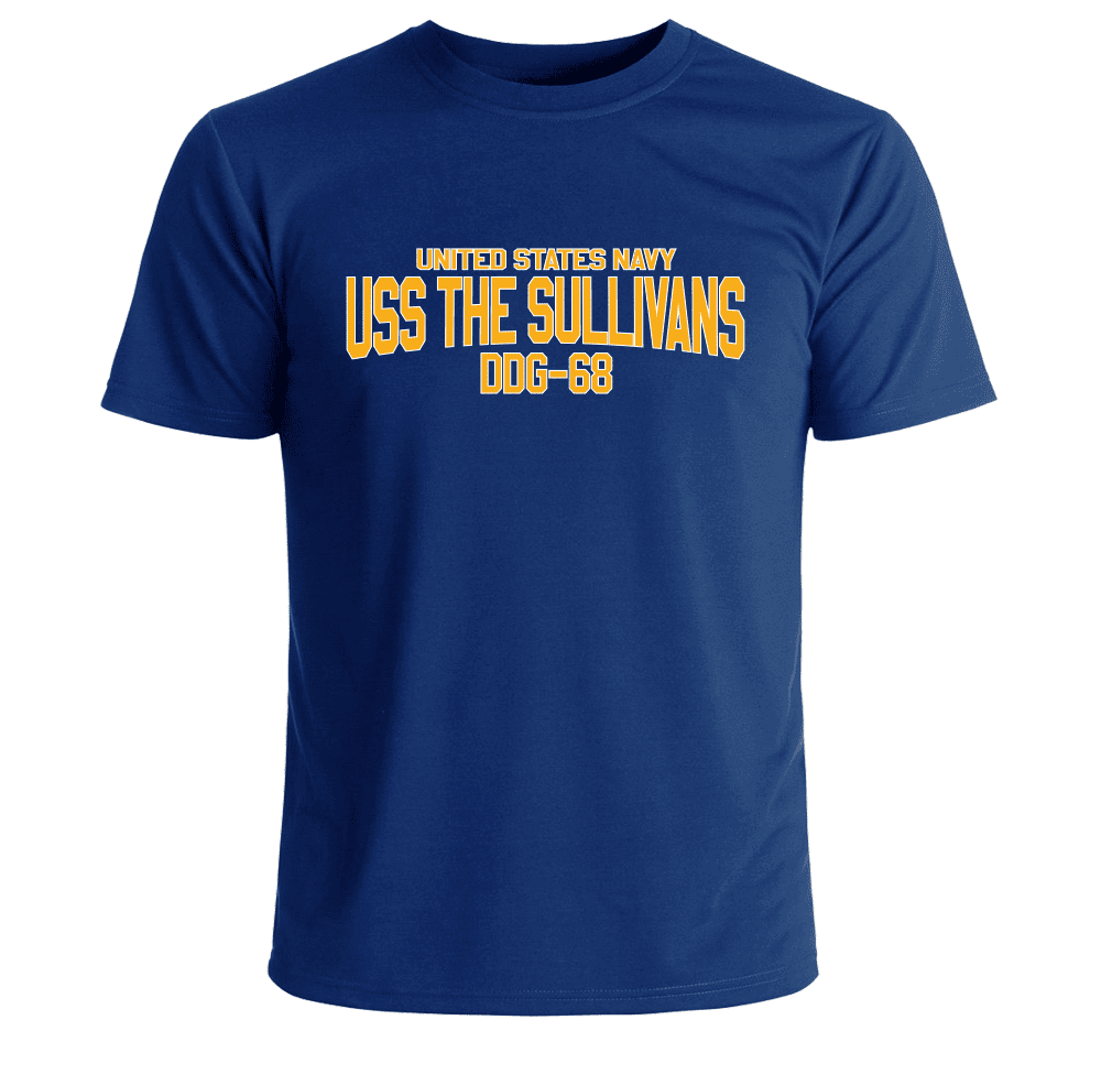 USS The Sullivans DDG-68 T-Shirt - New US Navy Destroyer T-Shirts ...