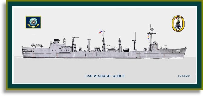 USS Wabash AOR-5 Print - Other Ships U-Z - PriorService.com