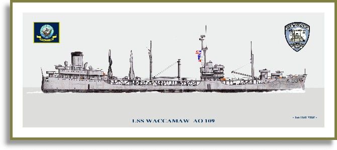 USS Waccamaw AO-109 Print - Other Ships U-Z - PriorService.com