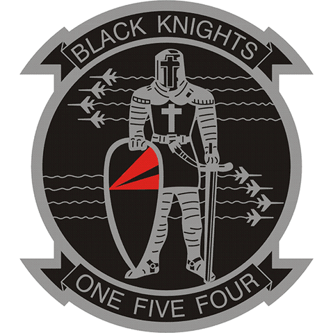 VF-154 Black Knights Patch Decal - US Navy Squadron Decals ...