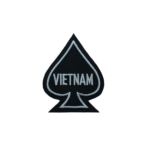 Vietnam Spade Patch - Vietnam War Veteran Patches - PriorService.com