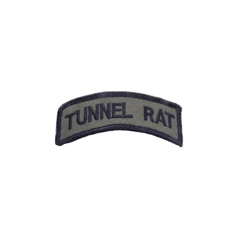 Vietnam Tunnel Rat Subdued 3 1/2" Tab Patch - Military Patches ...