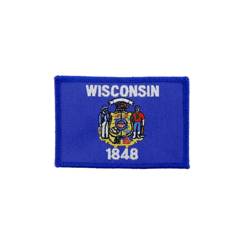 Wisconsin Flag Patch - State Patches - PriorService.com