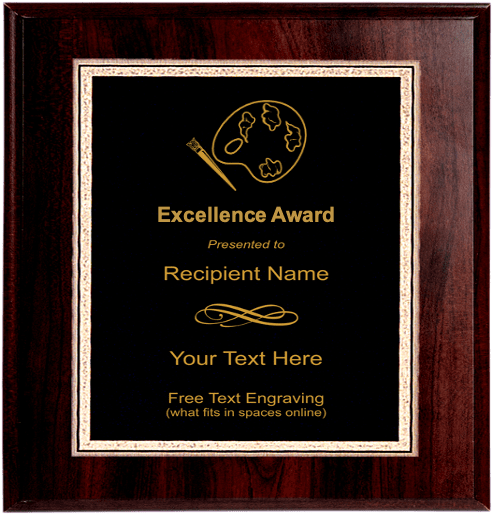 Art Plaques, Art Award Plaque | TrophyCentral