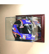 Football display cases and holders - Racing Helmet