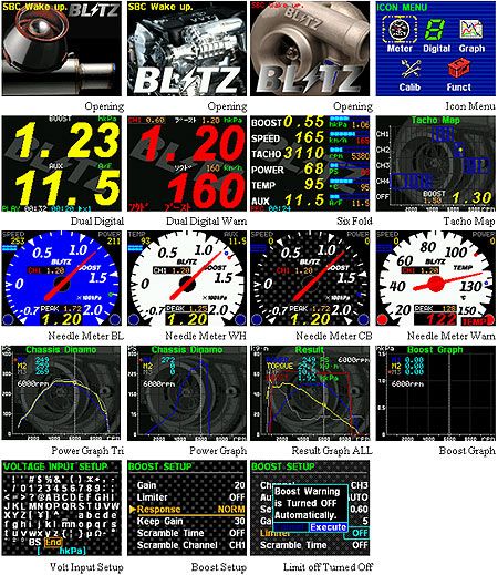 Boost Controllers - NO LONGER AVAILABLE Blitz SBC I-Color Boost Controller Spec R