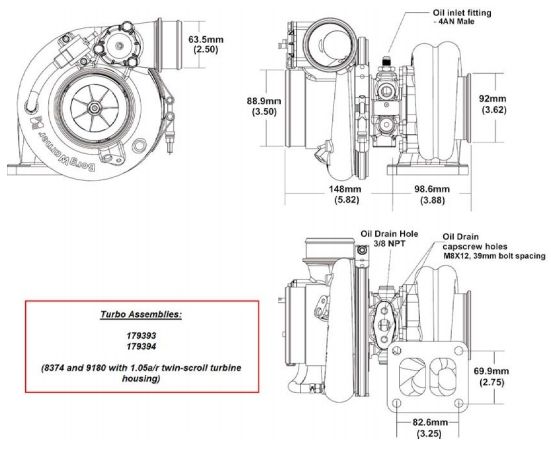 Borg Warner EFR Turbos - Borg Warner EFR9180 Engineered For Race turbo