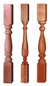 Turned Cedar Balusters | Buy Online | Fine Quality Spindles