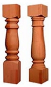 Turned Cedar Balusters | Buy Online | Fine Quality Spindles