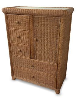 Wicker 6 Drawer Dresser - Elana | Wicker Paradise
