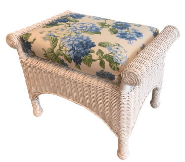 Diamond Wicker End Table