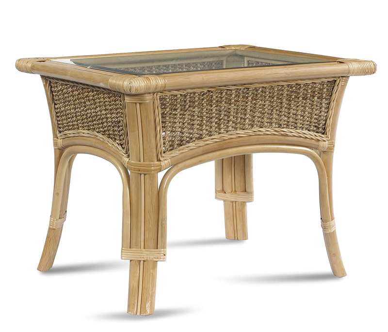 Rattan End Table