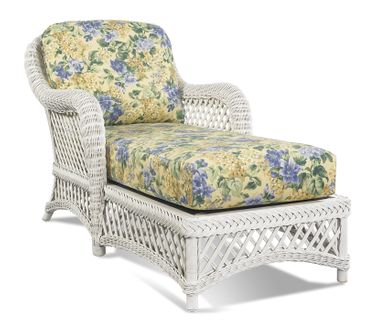 White Wicker Coffee Table - Lanai | Wicker Paradise