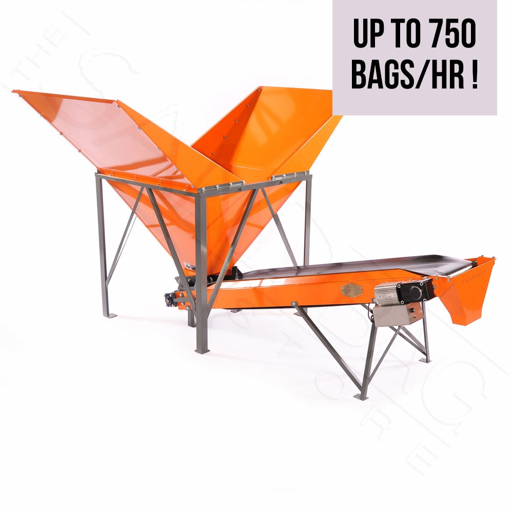 Truck or Floor Mounted Sandbag Filling Machine | Burcham Bagger Heavy ...