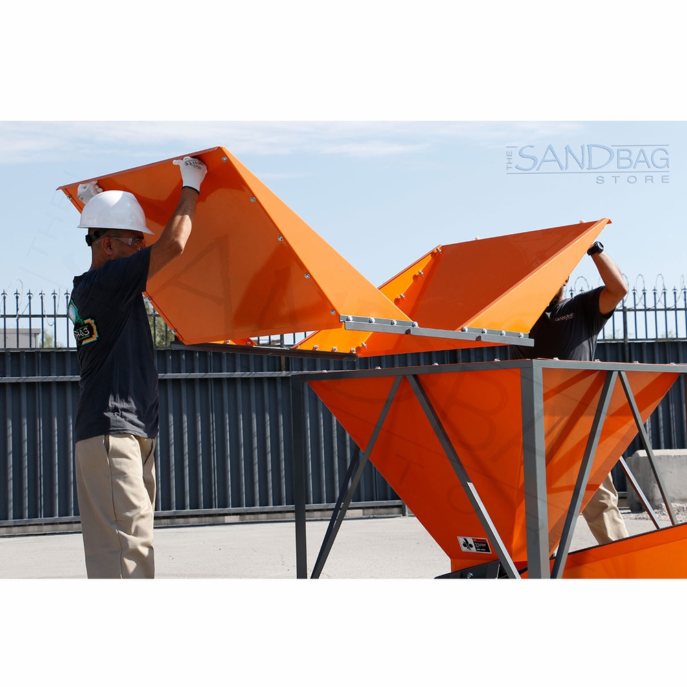 Truck or Floor Mounted Sandbag Filling Machine | Burcham Bagger Heavy ...