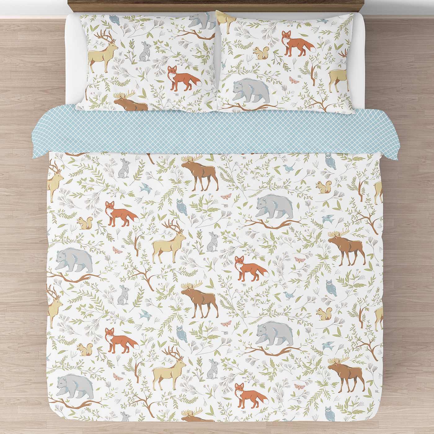 Woodland Toile Full/Queen Bedding Collection