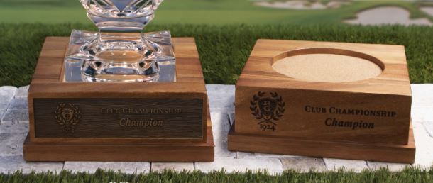 Acacia Wood Trophy Base