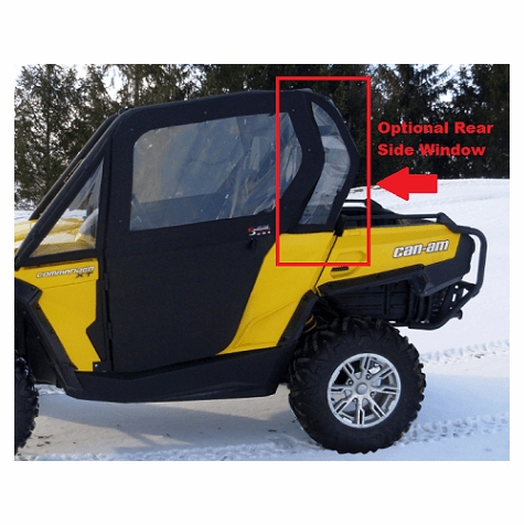Can Am Commander Convertible Hinged Doors | Side by Side Stuff