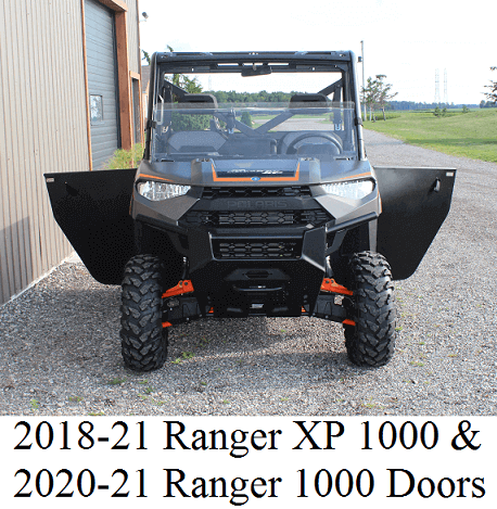 Polaris Ranger XP 1000 Convertible Doors | Side by Side Stuff