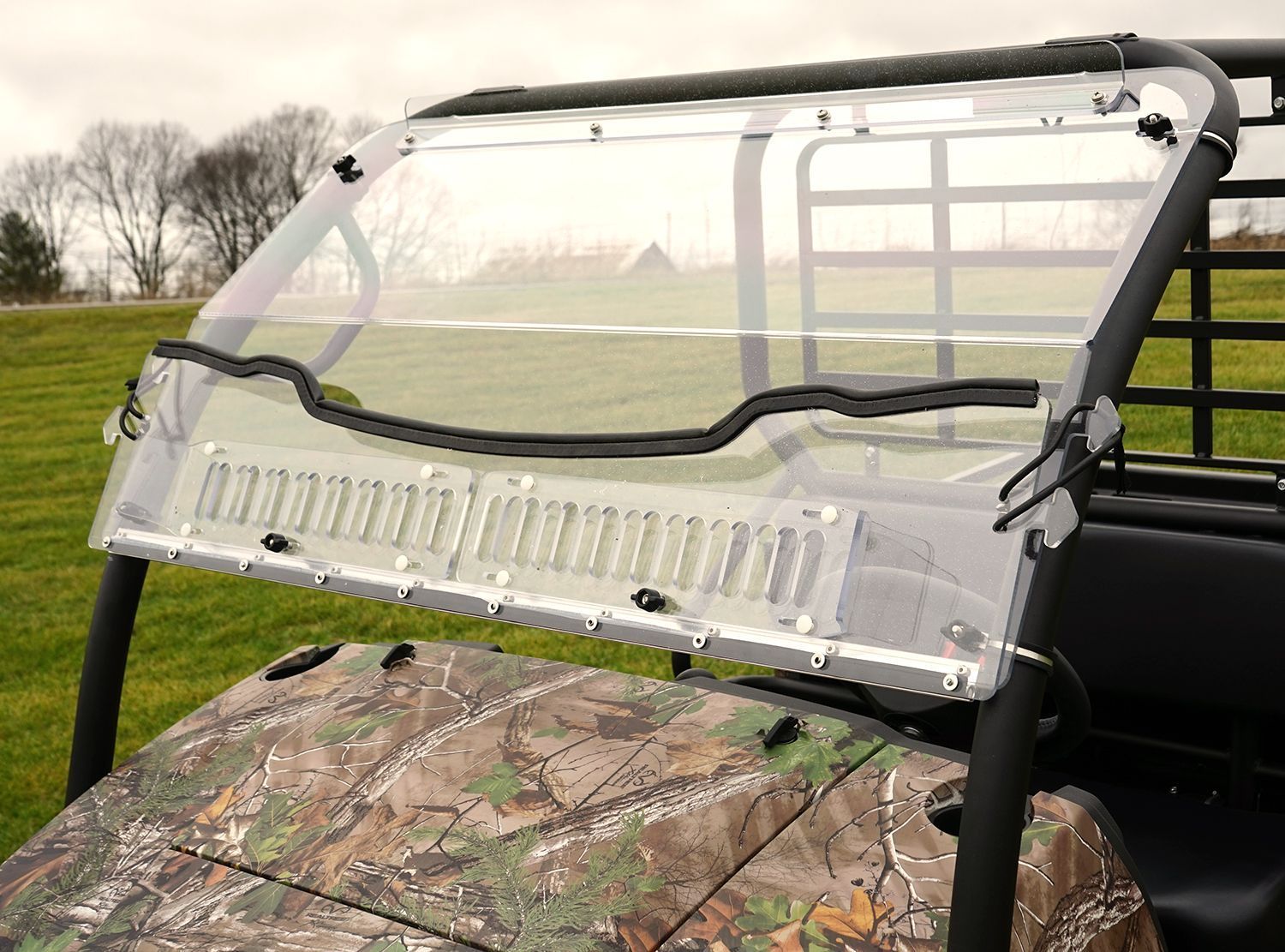 Kawasaki Mule SX AeroVent Windshield | Side by Side Stuff