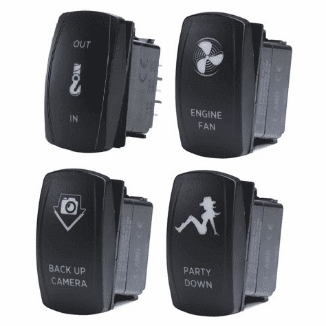 FLIP Custom Rocker Dash Switches | Side by Side Stuff