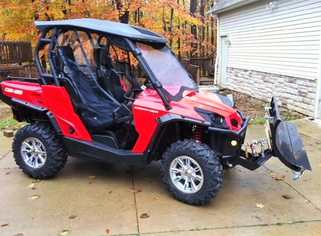 Heavy Duty 72" Plow for Can Am Commander | Side by Side Stuff