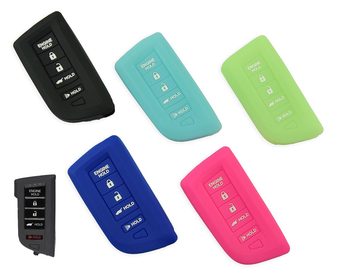 Acura RDX Solid Silicone Rubber Remote Keyless Cover with Remote Start ...