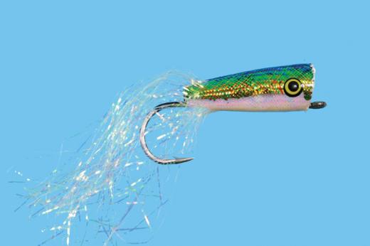Crystal Popper|Bass Fly Pattern from Solitude Fly Co.
