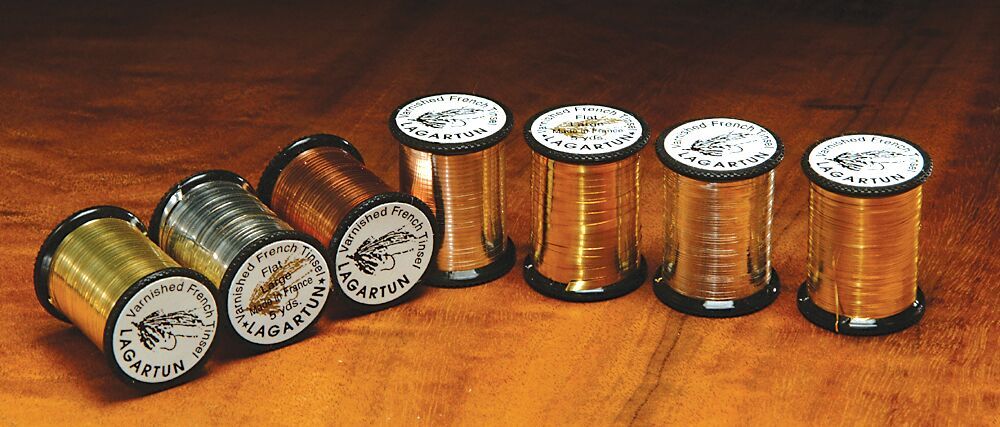 Lagartun Flat Tinsel - Metal Flat French Tinsel