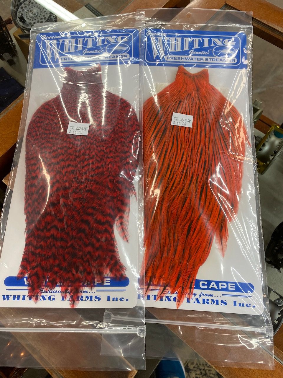 Whiting Rooster Freshwater Streamer Cape - Rooster Feathers