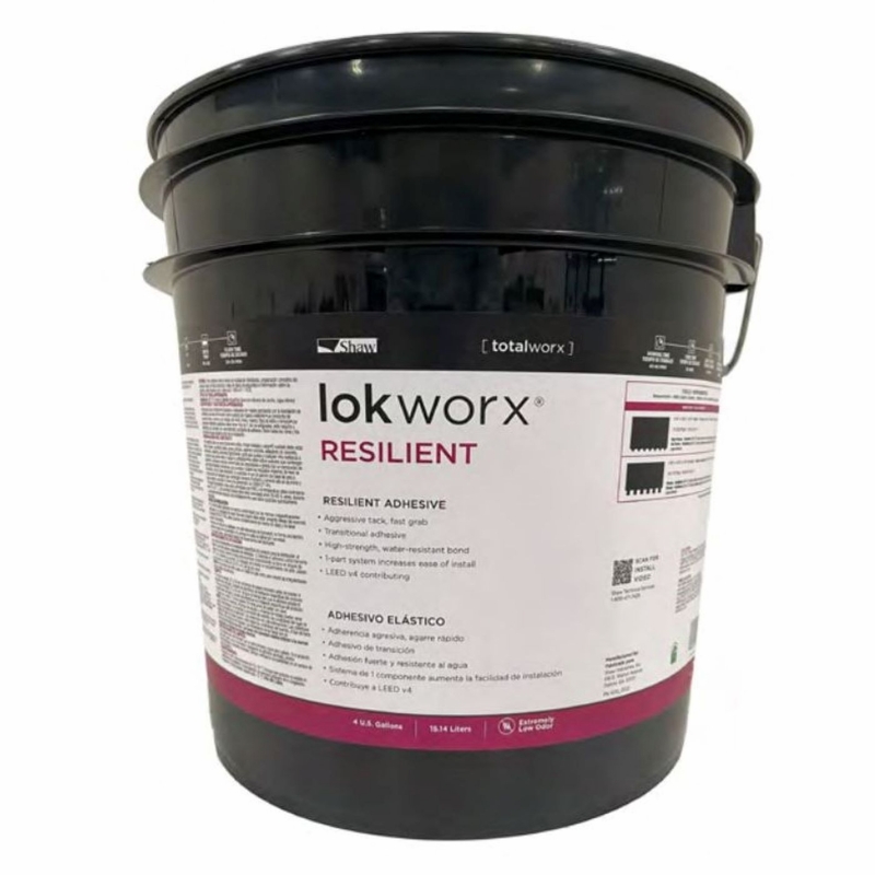 Shaw Lokworx Resilient Adhesive 4 Gallon