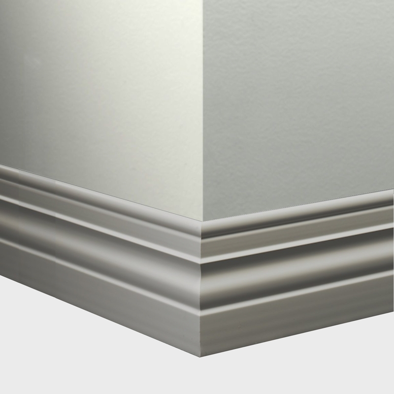 Tarkett Millwork Diplomat Wall Base Colonial Grey