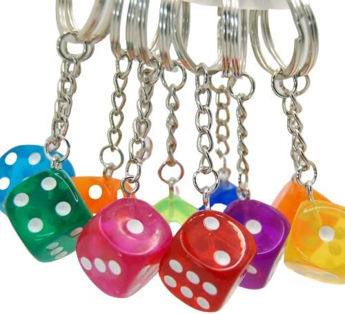 Buy Dice Keychains - Very Cute Bunco Supplies! - Bunco Gifts