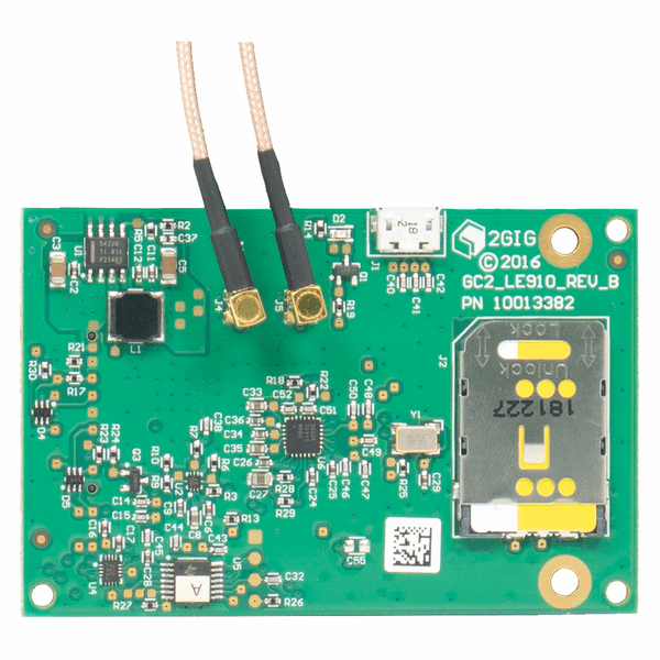 2GIG-LTEV1-A-GC2 - 2GIG GC2/GC2e Panel Cellular Verizon LTE Alarm ...