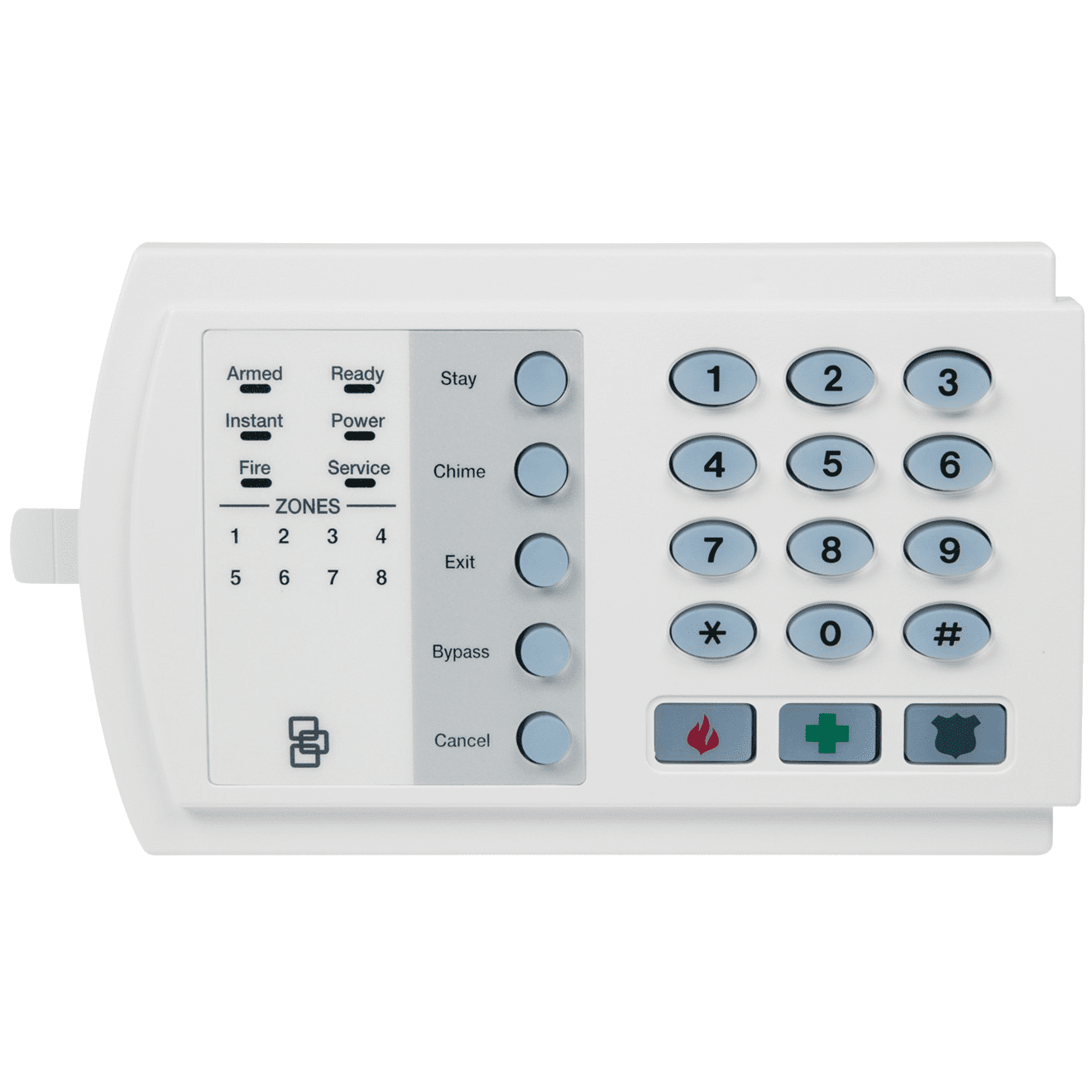 NX-108E - GE Interlogix NetworX Hardwired 8-Zone LED Alarm Keypad