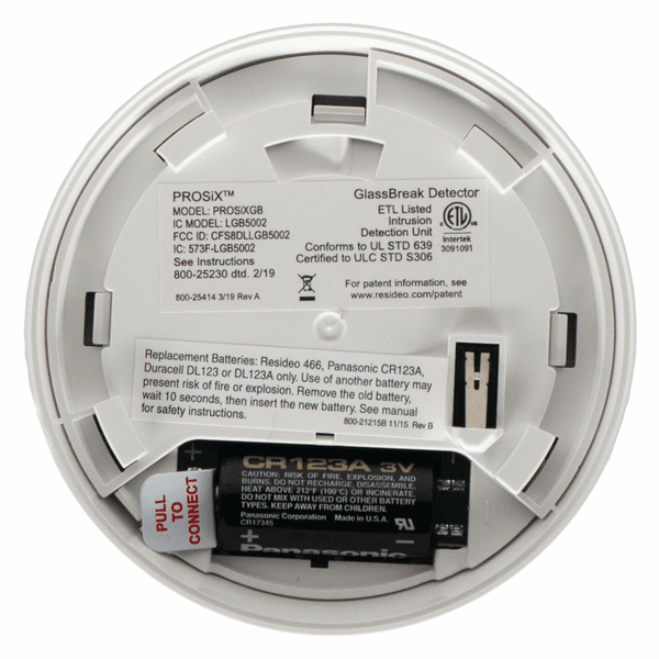 PROSiXGB - Resideo Honeywell Home Wireless Glassbreak Detector (for ...