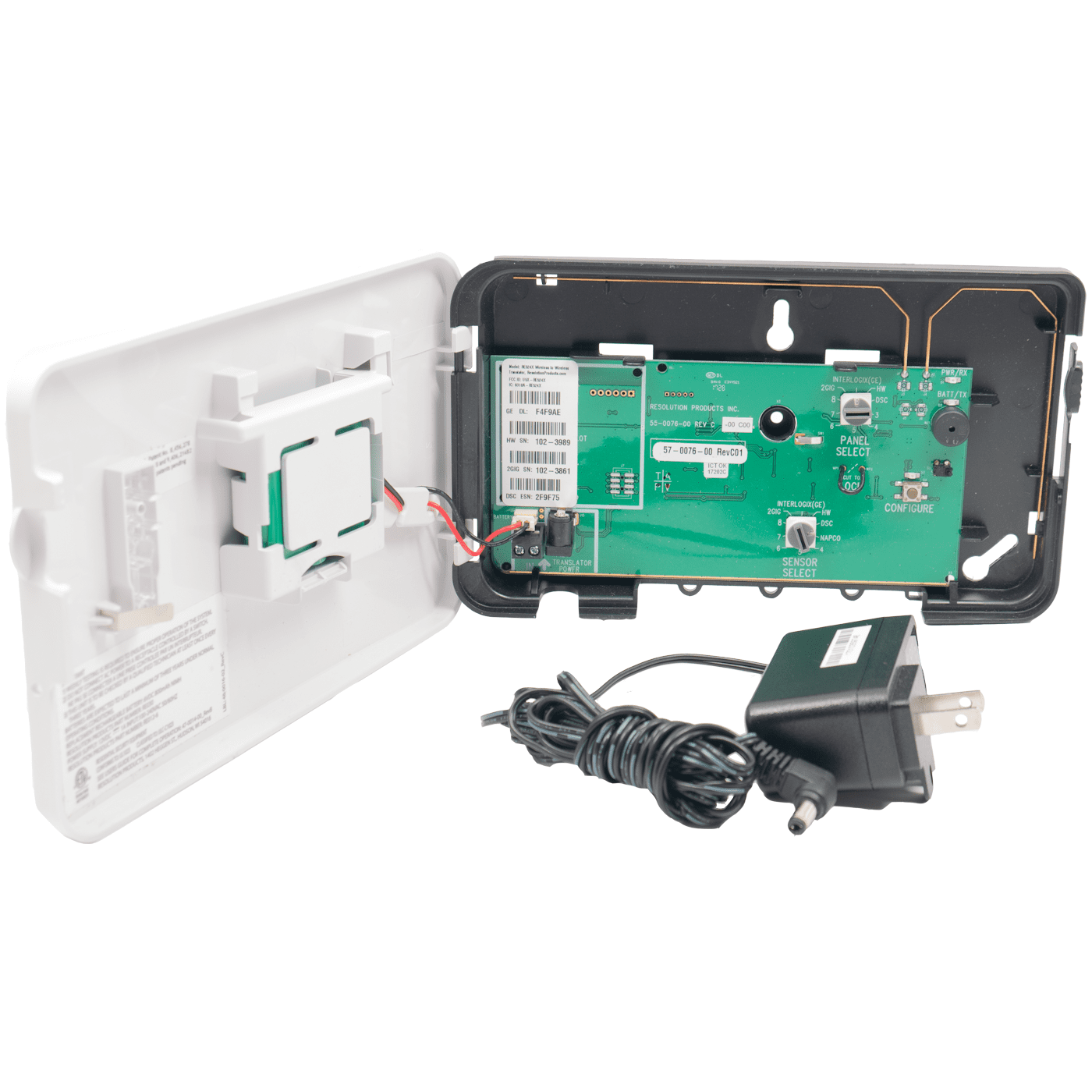 RE524X - Resolution Products Universal Wireless RF Alarm Signal Translator