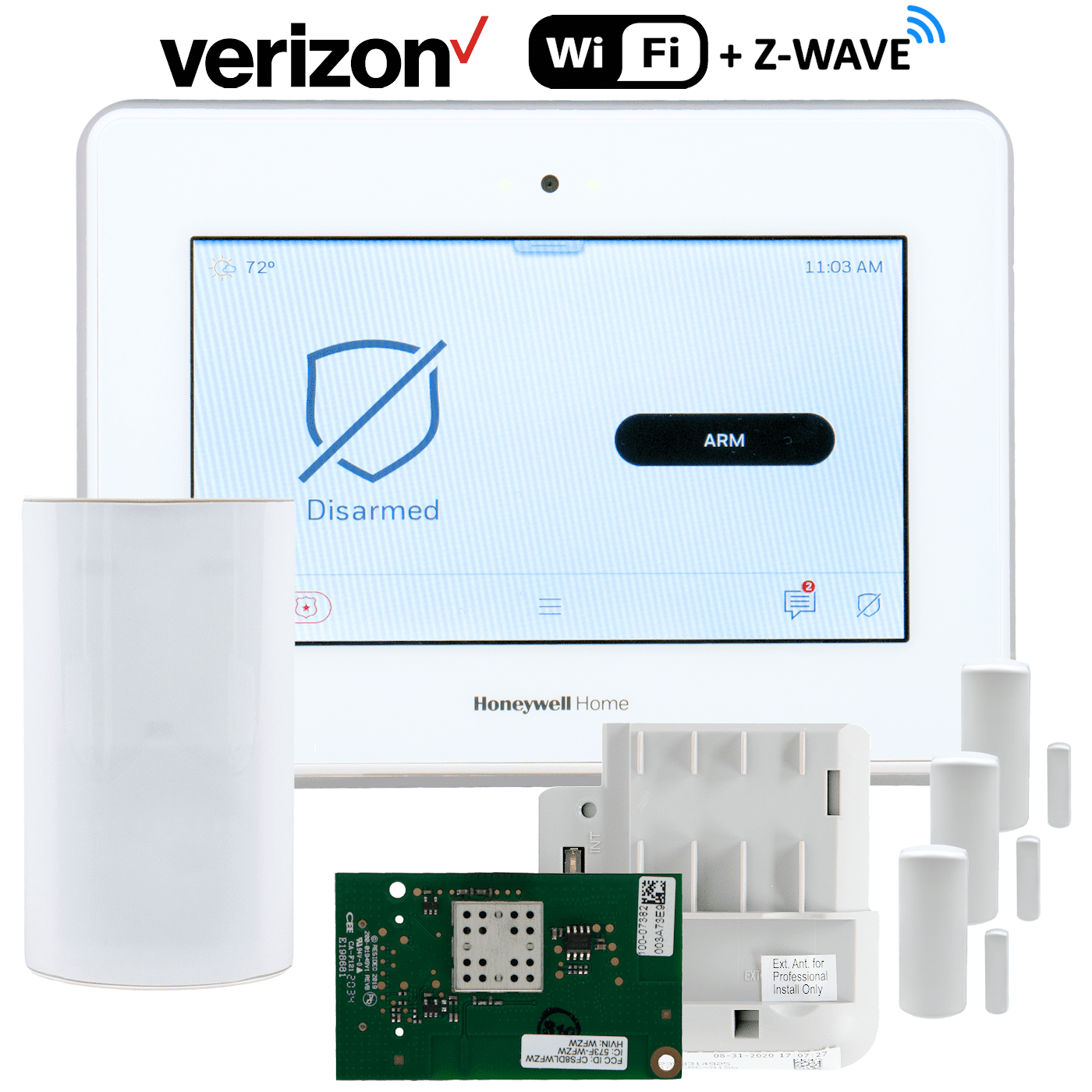Resideo Honeywell Home ProSeries PROA7 Dual-Path WiFi/Cellular Verizon ...