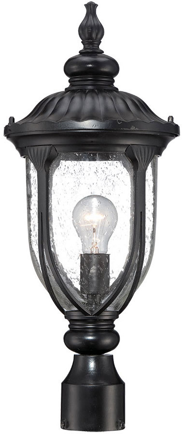 Acclaim Lighting 2217BK Laurens Traditional Matte Black Outdoor Lamp Post Light - ACL-2217BK